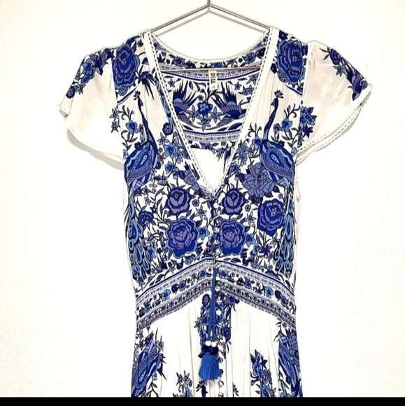 Spell | Dresses | Spell Bluebird High Low Maxi Hotel Paradiso | Poshmark